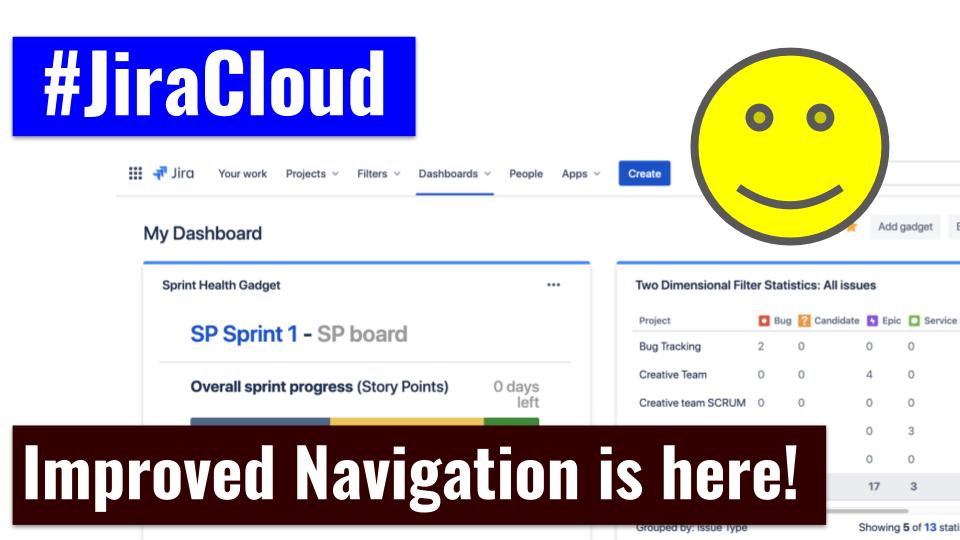 Have you enabled the improved interface on Jira cloud? | Ravi Sagar